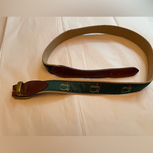 Masters | Accessories | Masters Green And Brown Mens Belt | Poshmark